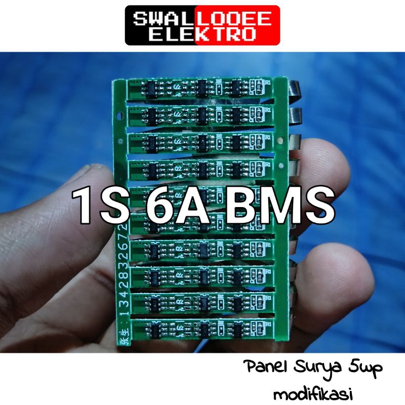 Jual Module BMS 1S 6A BMS pengaman batrai 18650 rangkaian 1S 3,7V ...