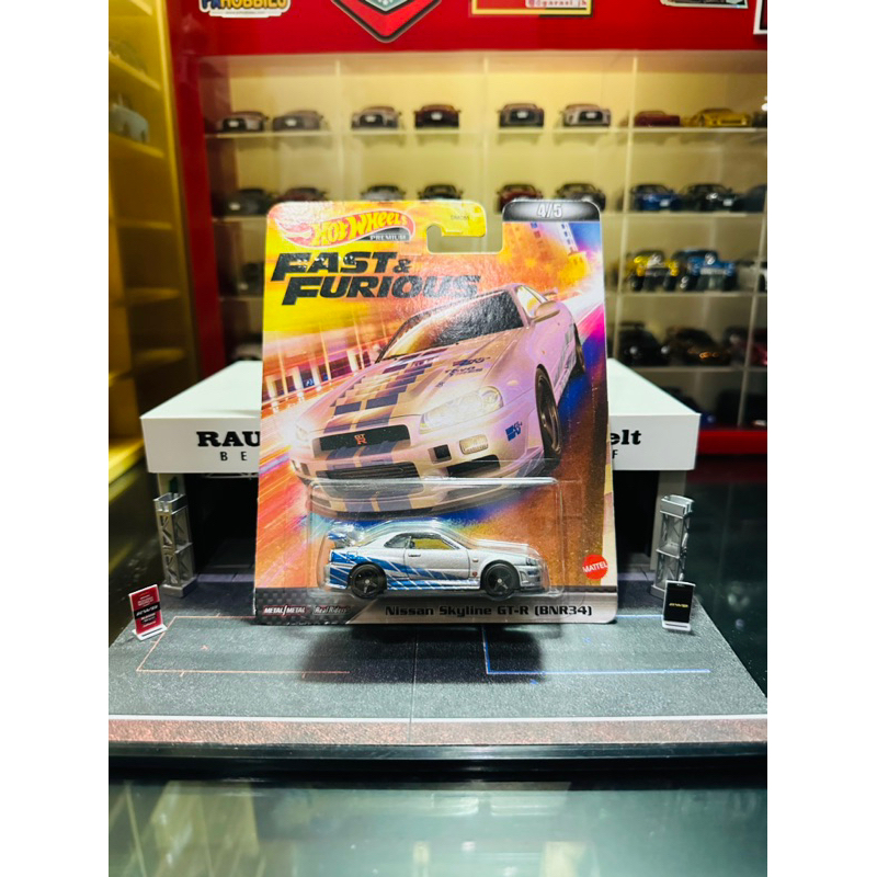 Jual Hotwheels Fast Retro Entertainment Nissan Skyline GTR R34 (BNR34 ...