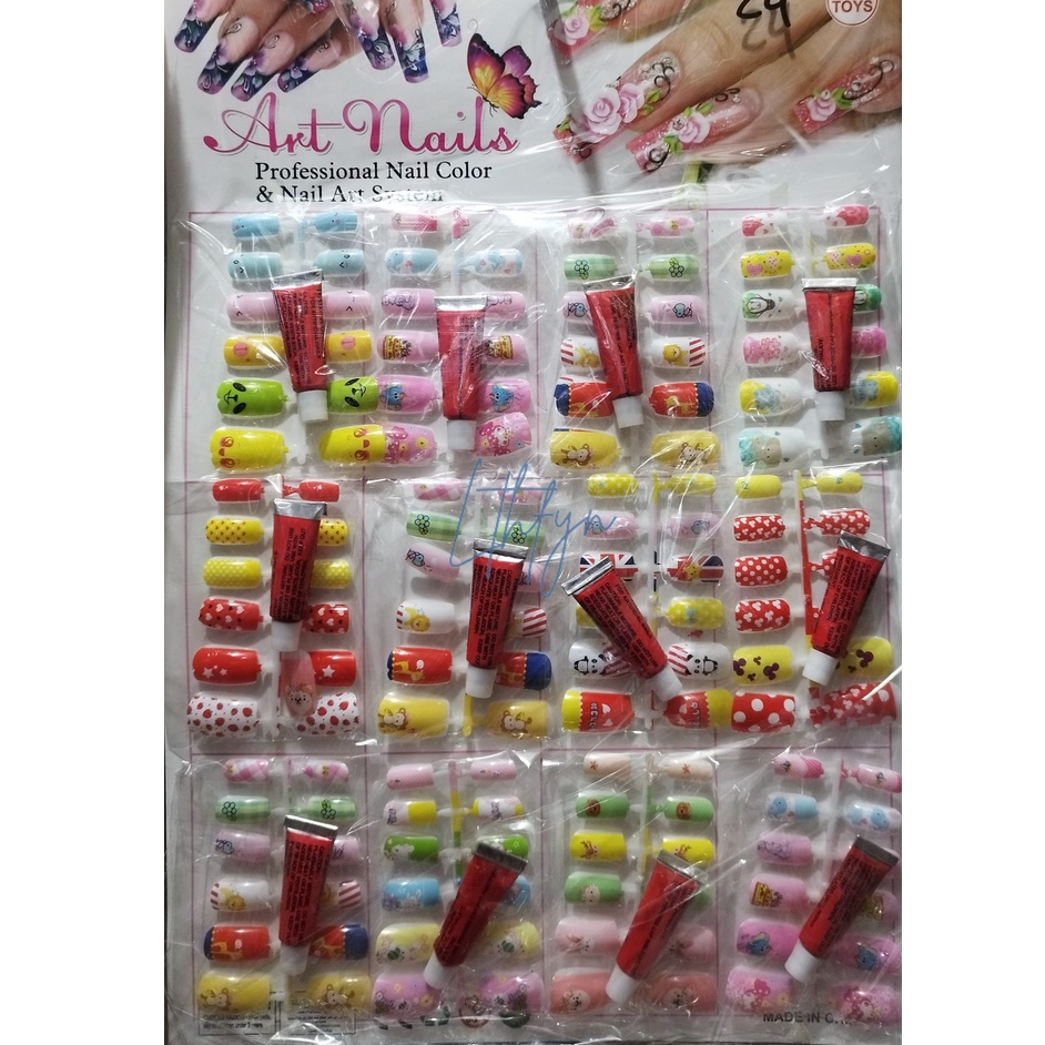 Jual MAINAN ANAK // KUKU-KUKUAN DILENGKAPI DOUBLE TIP // 1 LEMBAR ISI ...