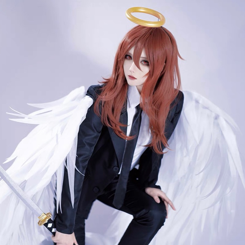 Jual 【Rollenz】Ready Angel Devil Chainsaw Man Cosplay Costume Wig Anime ...