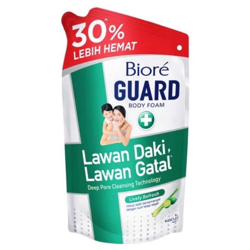 Jual Biore Body Foam Lively Refresh 800 ML | Shopee Indonesia