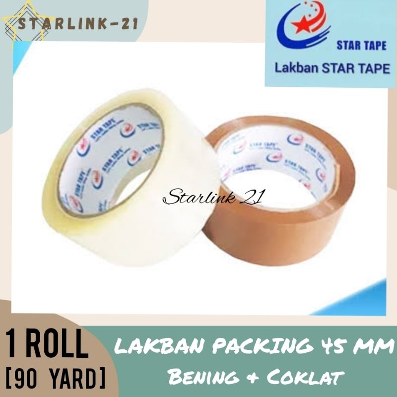 Jual LAKBAN BENING COKLAT 2 INCH (45 MM) X 90 YARD FULL | Shopee Indonesia
