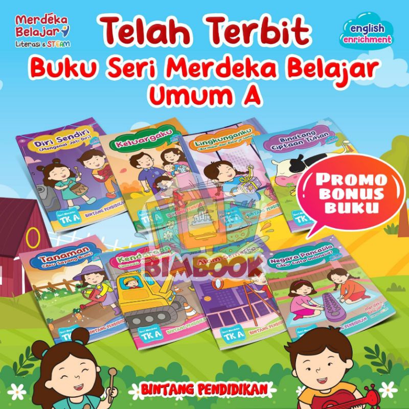 Jual Buku Seri Kurikulum Merdeka Belajar TK PAUD (isi 8 Buku) | Shopee Indonesia
