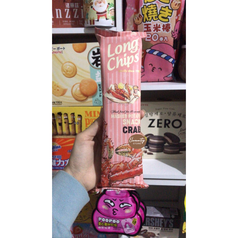Jual Long Chips Long Chip Crab Mashed Potato Snack | Shopee Indonesia