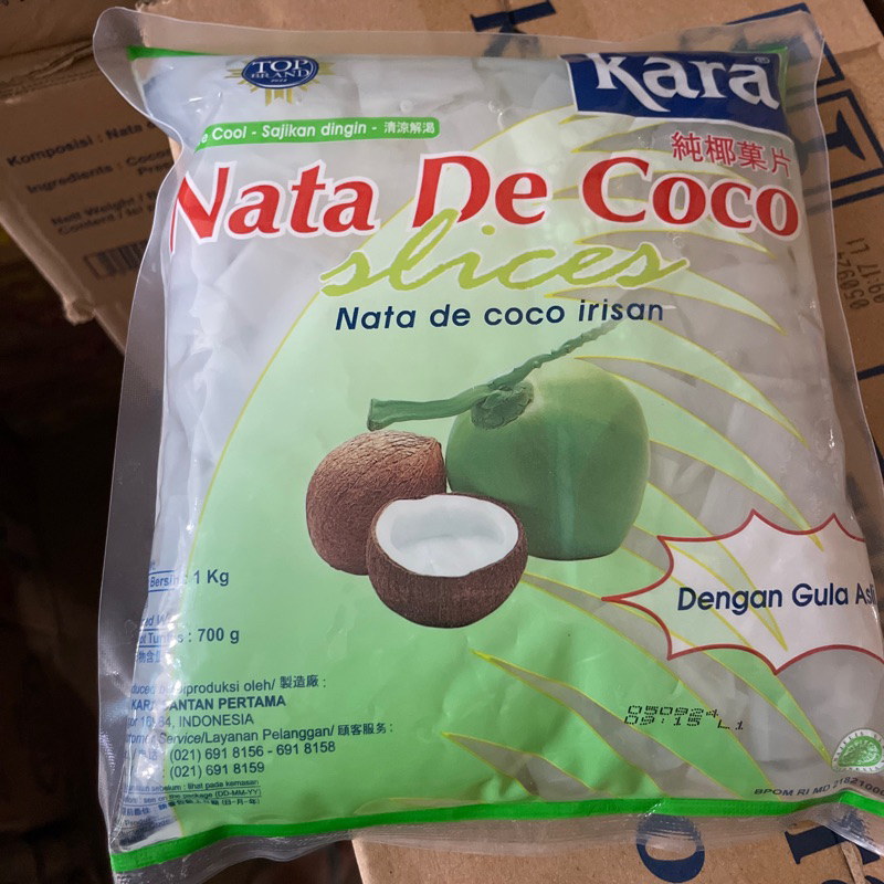 Jual Nata de coco Slices 1kg per pcs ( Slice / 1 KG ) | Shopee Indonesia