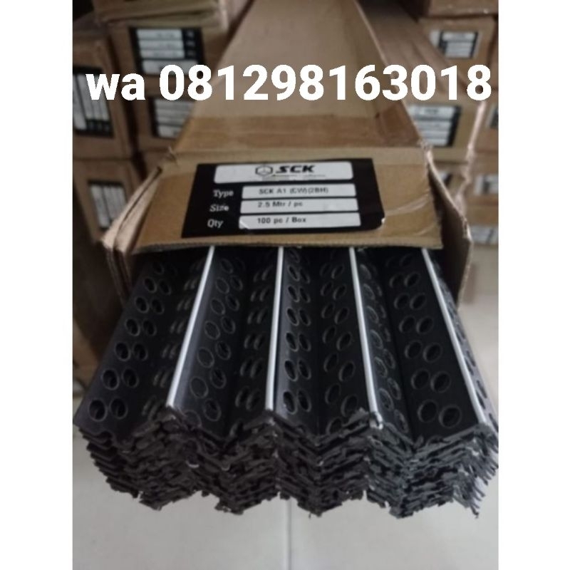Jual Corner Bead sudutan luar tembok UPVC PVC SCK A1 CW 2.5m(MINIMAL ...