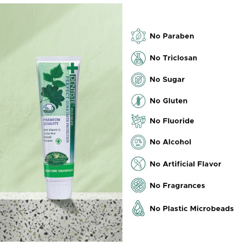 Jual DENTISTE Nighttime Toothpaste (Tube) 100g | Shopee Indonesia