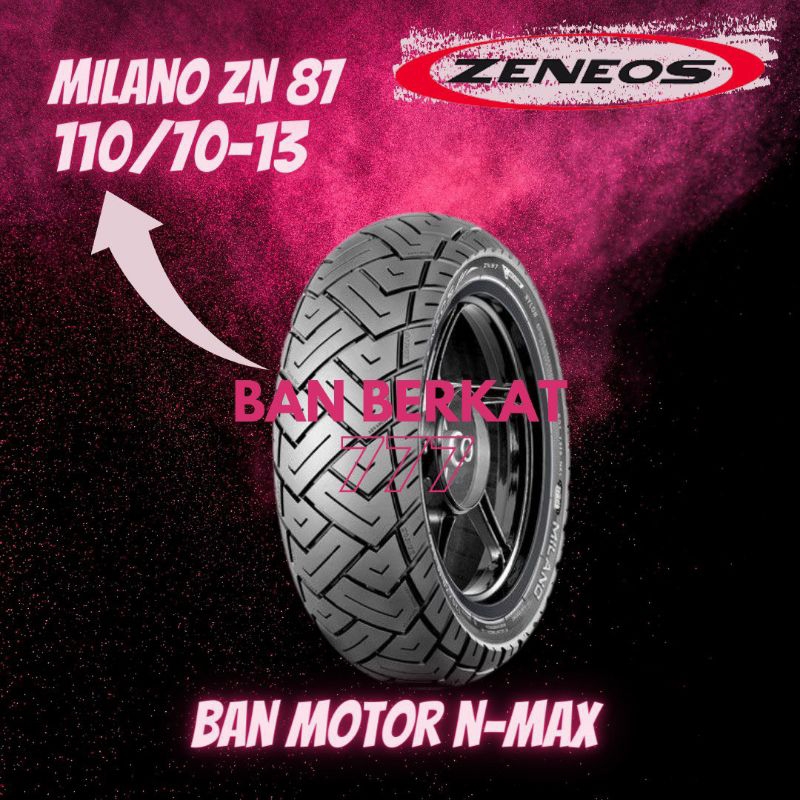 Jual Ban Depan Yamaha Nmax Zeneos Milano 110/70 Ring13 Tubeless ...
