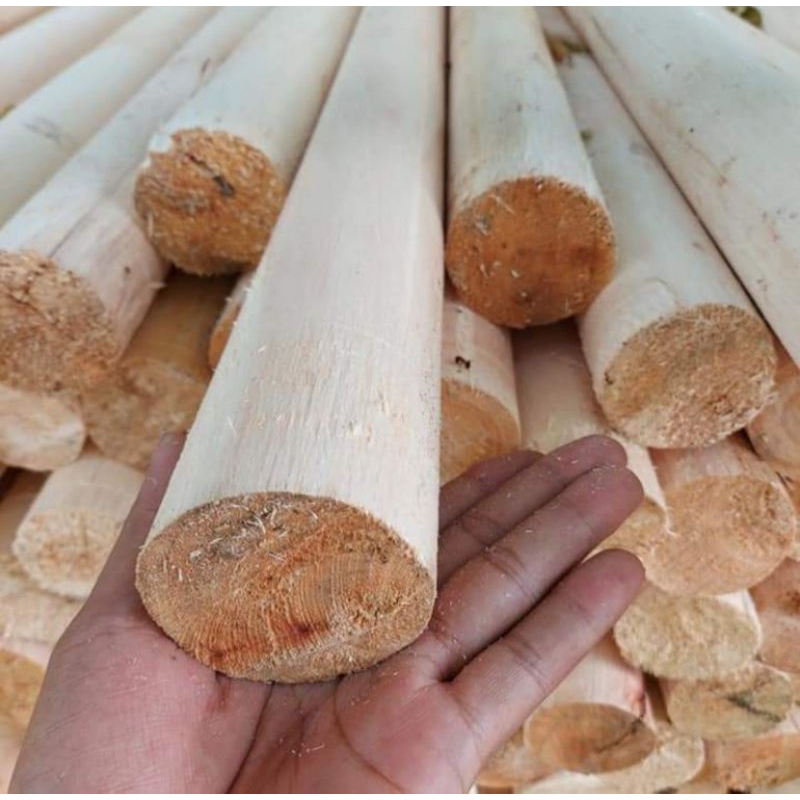 Jual Tongkat Kayu Dowel Kayu Sengon / Albasia / Albiso / Ampulur ...