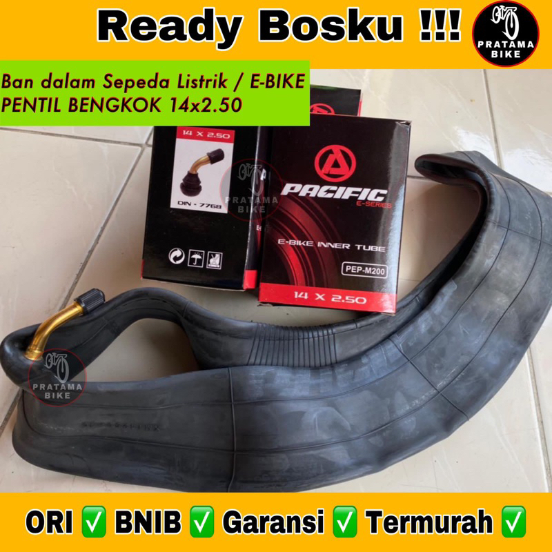 Jual Ban Dalam Sepeda Listrik E Bike PACIFIC 14x2.50 14x250 ( KEMASAN BAGUS) E-Bike Selis Cop ...