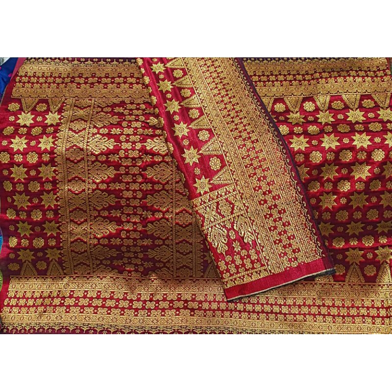 Jual Songket Palembang Asli Tenun / Marhilong /Sisik Naga/Cantik Manis ...