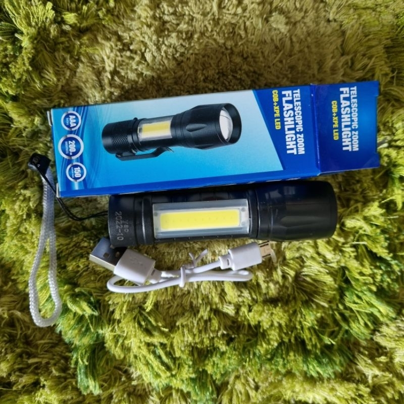 Jual SENTER POLICE /SWAT MINI ZOOM/LED MINI ZOOM /SENTER COB MINI ...