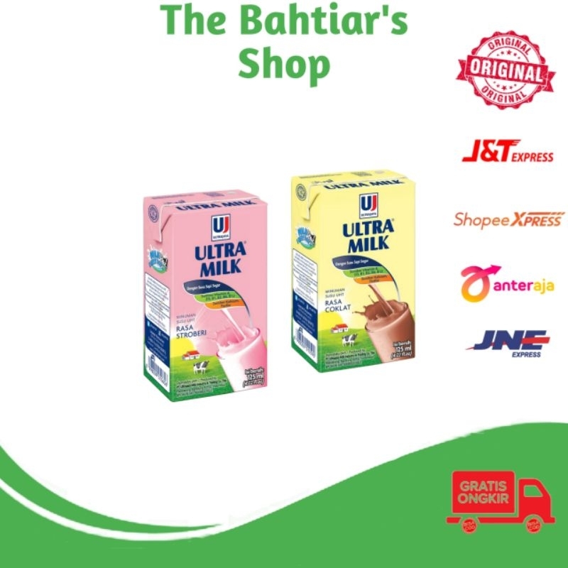Jual Ultra Milk Susu Uht Stroberi 125 Ml Ultra Milk Susu Uht Coklat