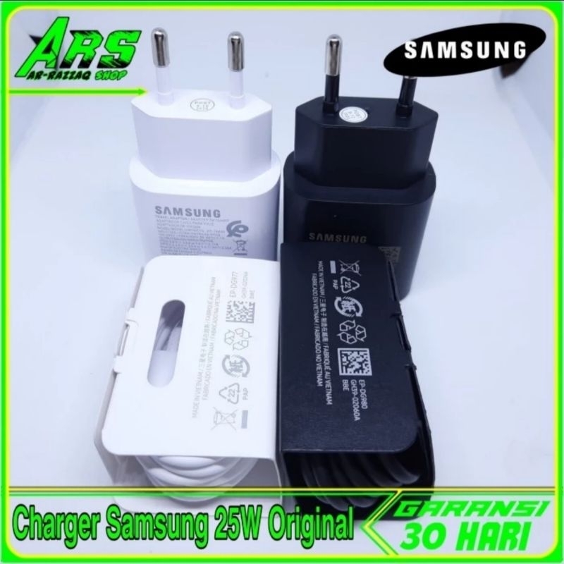 Jual 25 WATT - Charger Samsung Galaxy A70 A71 A72 A80 A52 Original USB ...