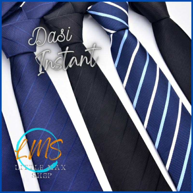 Jual [Lms] Dasi Instant Pria Resleting Langsung Pakai Dasi Formal Dasi ...