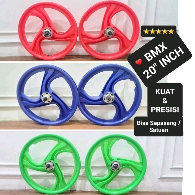 Jual VELG BMX 20 INCH RODA SEPEDA 20 INCH BMX OLD SCHOOL VELG 20INCH ...
