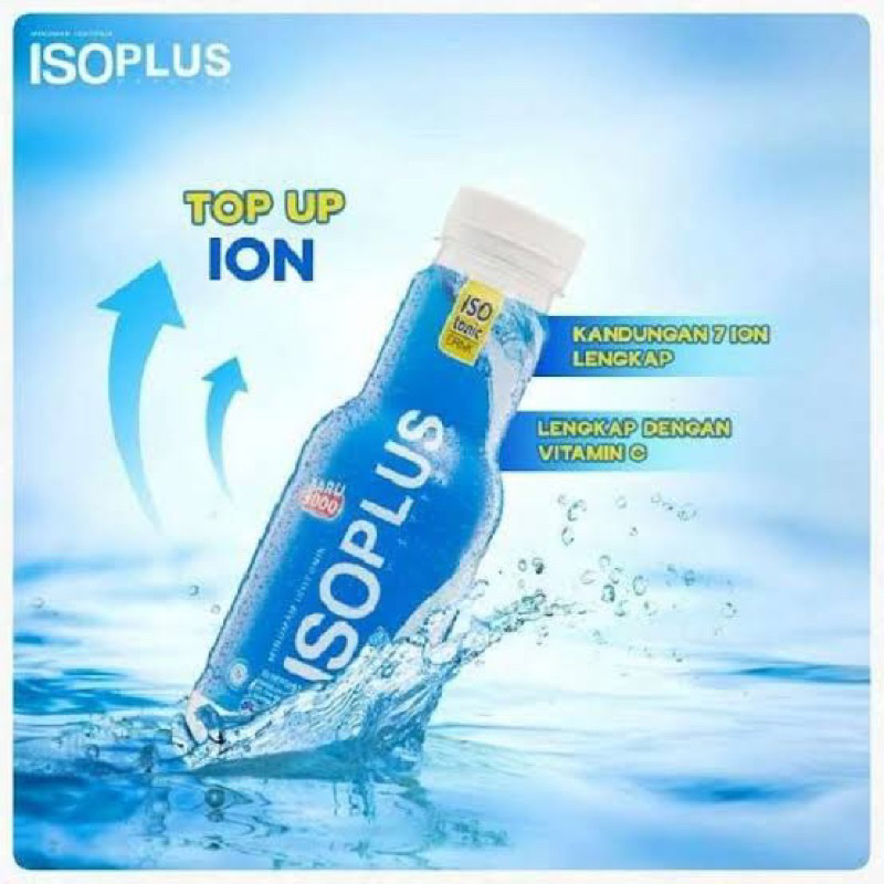Jual Isoplus Isotonik Water 350ml x 12 Botol (Dus) | Shopee Indonesia