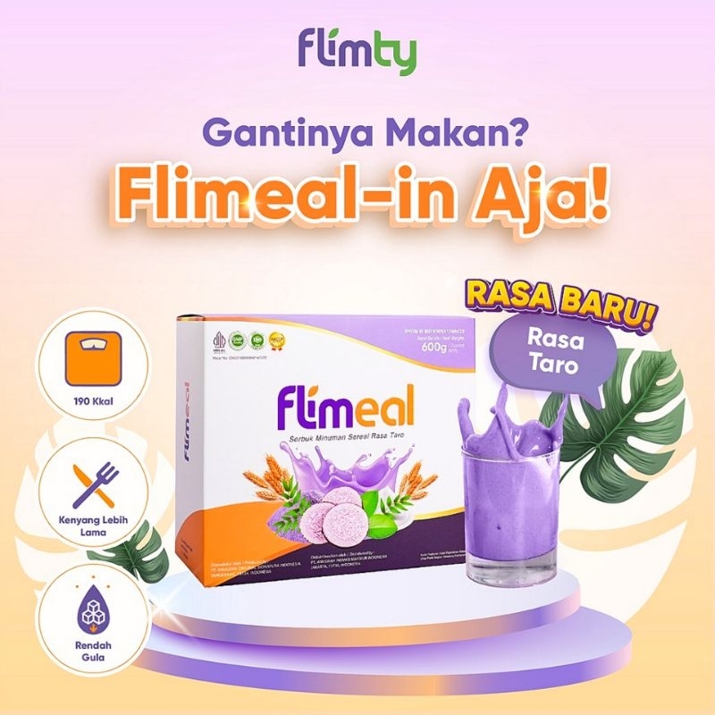 Jual FLIMEAL 2 Box Free Shaker Flimty 1 Pcs - Meal Replacement Rasa ...