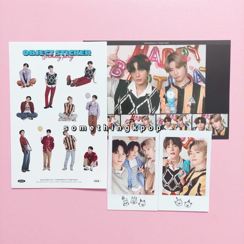 Jual [SHARING] TXT - Deco Kit 2023 Birthday Party | Soobin Yeonjun Beomgyu Taehyun Hueningkai ...