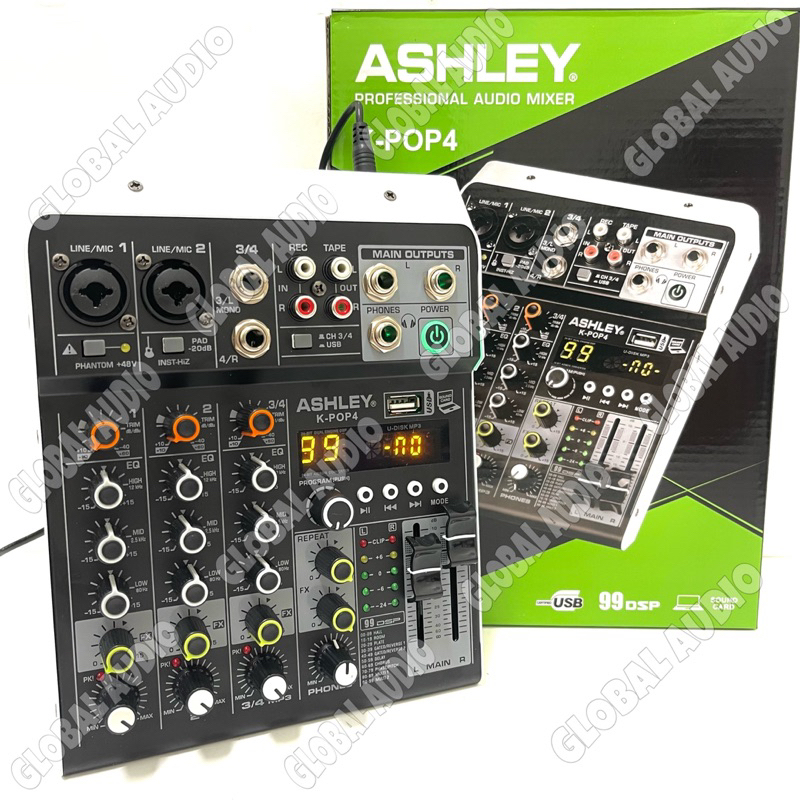 Jual Mixer Audio Ashley K-Pop 4 4channel Original kpop4 Mixing 4 K pop4 Kpop 4( Bisa COD ...