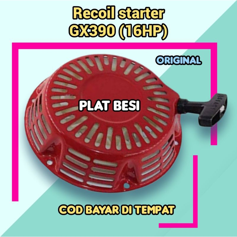 Jual Recoil starter engkol selahan tarikan stater engine OHV besar GX 390 mesin penggerak bensin ...