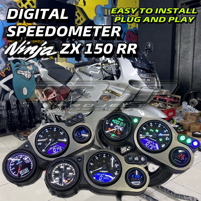 Jual SPEEDOMETER DIGITAL NINJA RR OLD RR NEW ZX150 PNP | Shopee Indonesia