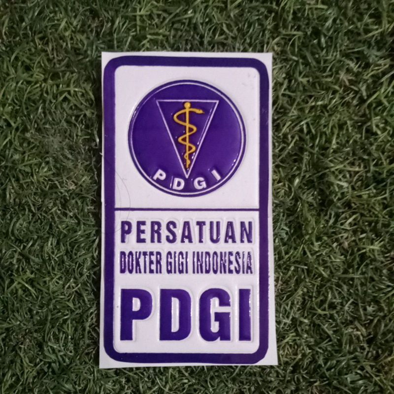 Jual stiker embos plat mobil PDGI | Shopee Indonesia