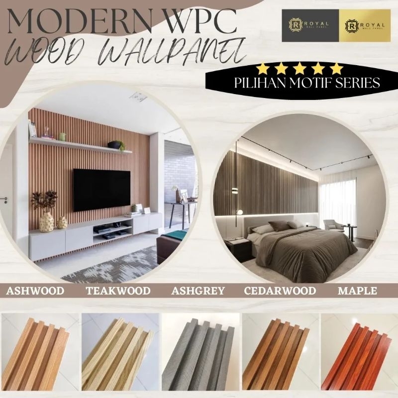 Jual FLUTED WPC Wood Panel by RoyalWallpanel | Shopee Indonesia
