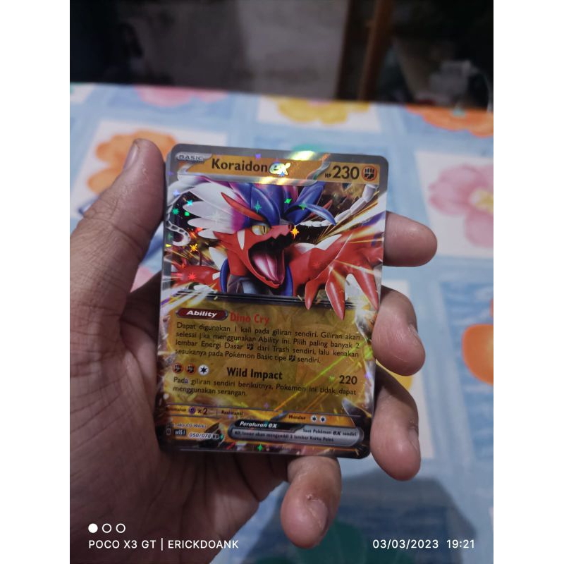 Jual kartu pokemon bahasa Indonesia scarlet violet sandile ar | Shopee Indonesia