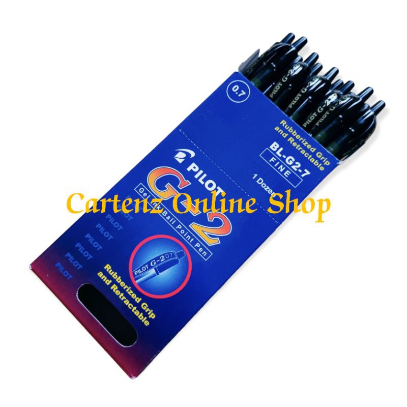 Jual [1PACK] Pulpen Pilot G2 0.5/0.7 Retracable / Pilot BL-G2 (12Pcs ...