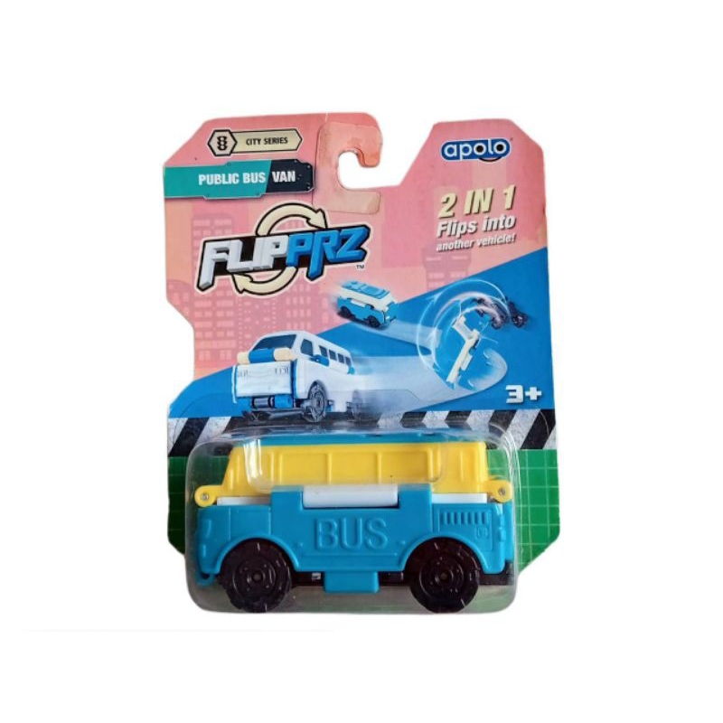 Jual Apolo Flipprz 2 in 1 Mainan Mobil Assorted (Publik Bus / Van ...