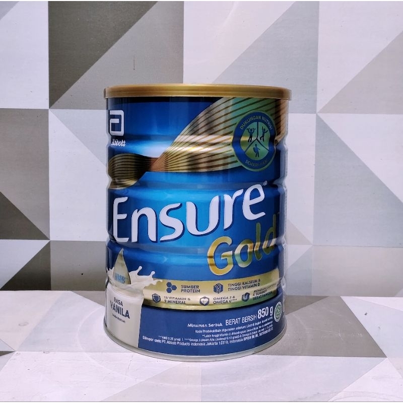 Jual Ensure Gold 800 gr Susu Nutrisis Dewasa Rendah Laktosa | Shopee ...