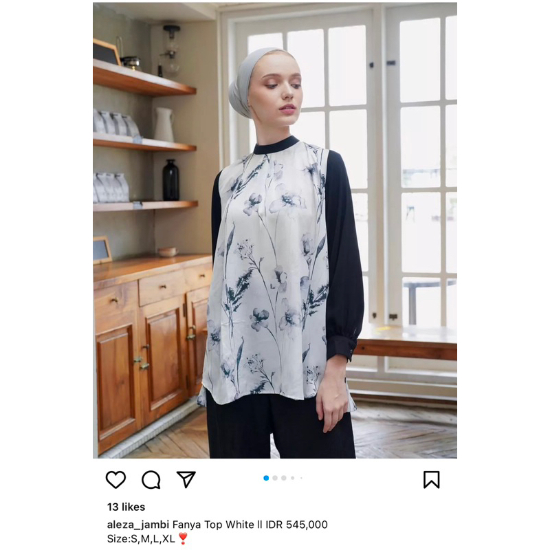 Jual Preloved Aleza Top: Fanya Top White (M) | Shopee Indonesia