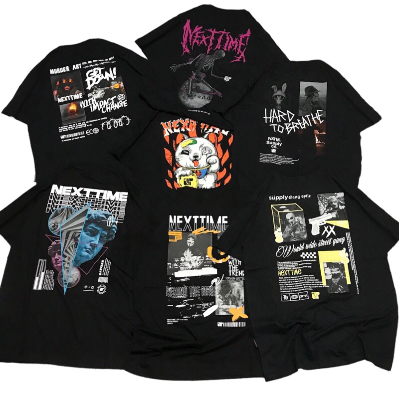 Jual T-shirt distro Baju Kaos Sevenkey X Nexttime - Kaos Distro ...