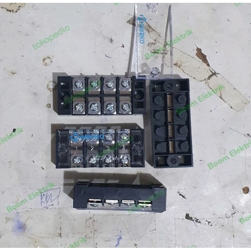 Jual Terminal Block 4 Pole 600v TB 2504L 25A(Harga Perbiji) | Shopee Indonesia