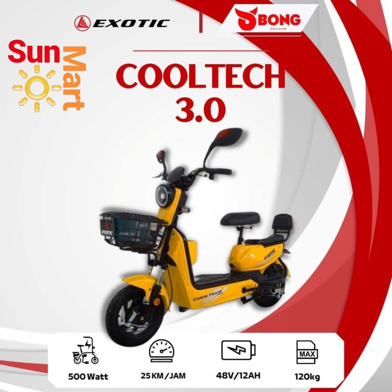 Jual Sepeda Listrik Exotic COOLTECH 3.0 New Selis Cool Tech Termurah ...