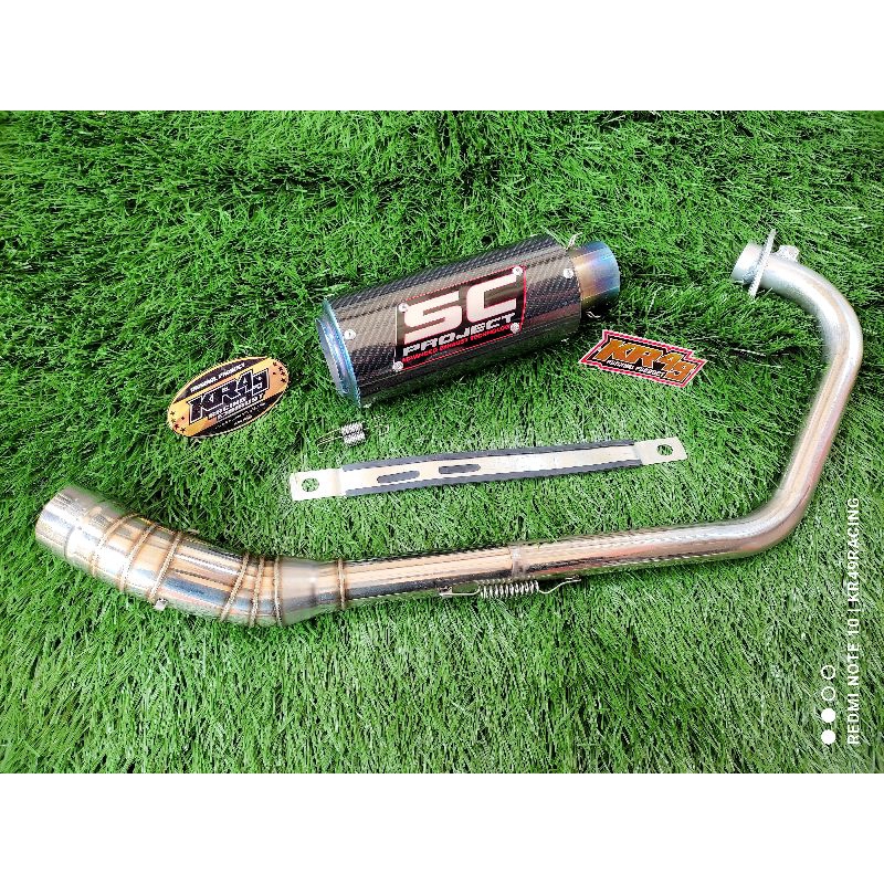Jual KNALPOT RACING SC PROJECT VIXION R15 CBR SATRIA FU MX KING SONIC ...