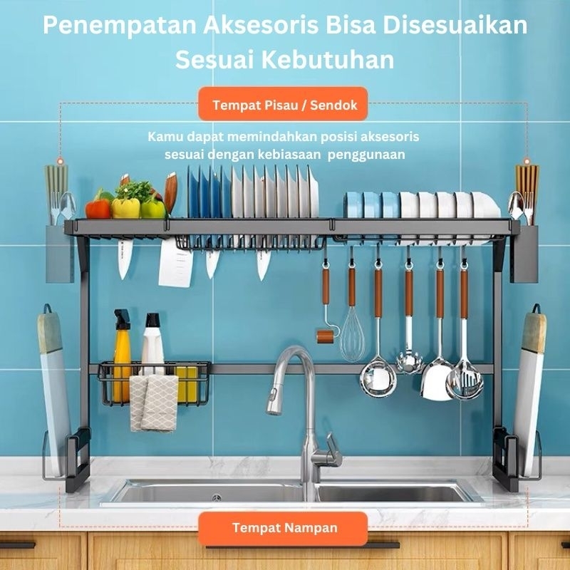 Jual Rak Piring Wastafel Rak Piring Kitchen Set Dapur Besar Dapur ...