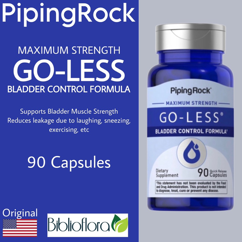 Jual Piping Rock Go-Less 90 Capsules Bladder Control Function Urinary ...