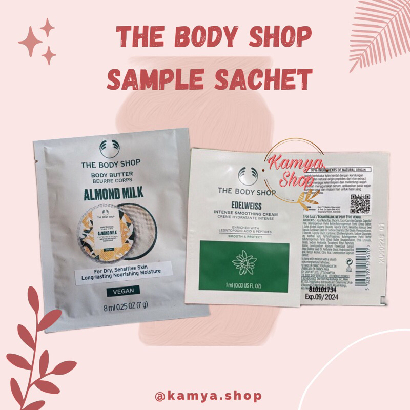 Jual The Body Shop - Sample / Sampel Sachet | Shopee Indonesia