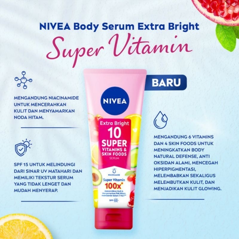 Jual nivea super vitamin & skin foods 100x | Shopee Indonesia