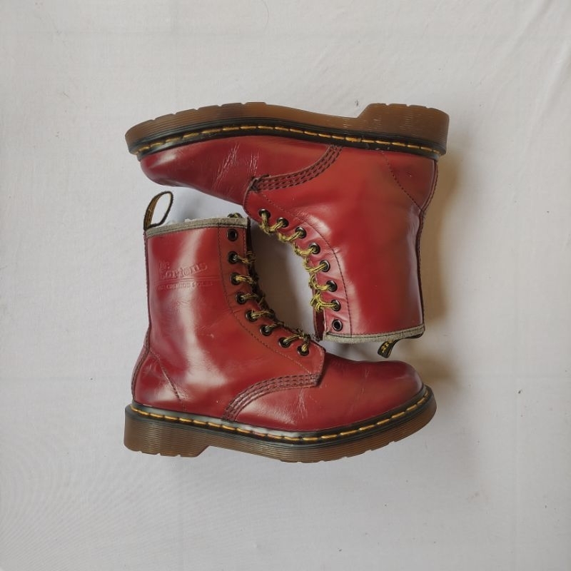 Jual docmart original 1460 red cherry | Shopee Indonesia