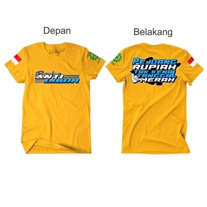 Jual Kaos Pasukan Anti libur P2 / Baju T-shirt Distro Kata - Kata ... Jual Kaos Pasukan Anti libur P2 / Baju T-shirt Distro Kata - Kata ...