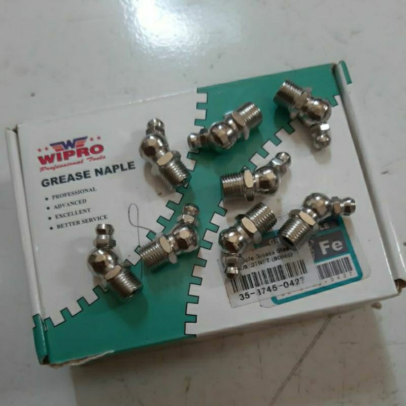 Jual WIPRO Nepel / Napel / Nipple Grease / Gemuk 1/8 ( 1/8 mm / 1/8mm ...