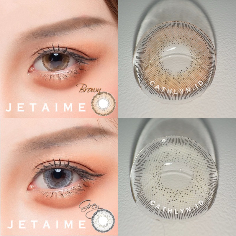 Jual CATHLYN.ID - Softlens Jetaime Series ( gray & brown ) | Shopee ...
