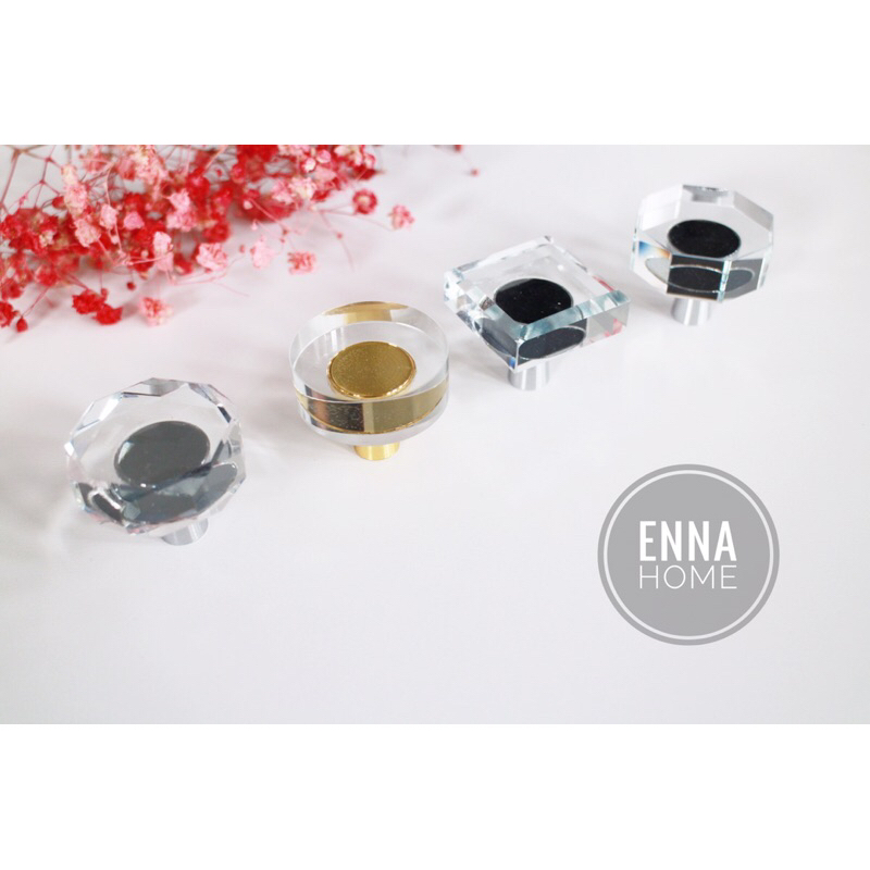 Jual EH-K06 | Knob Crystal Clear Diamond Cabinet Atau Tarikan Laci ...