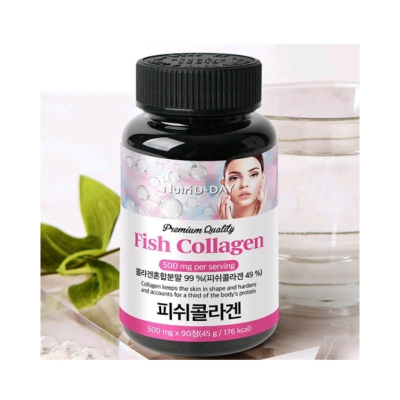 Jual NutriD-Day Fish Collagen 90 tablet Suplement Kolagen Ikan | Shopee ...
