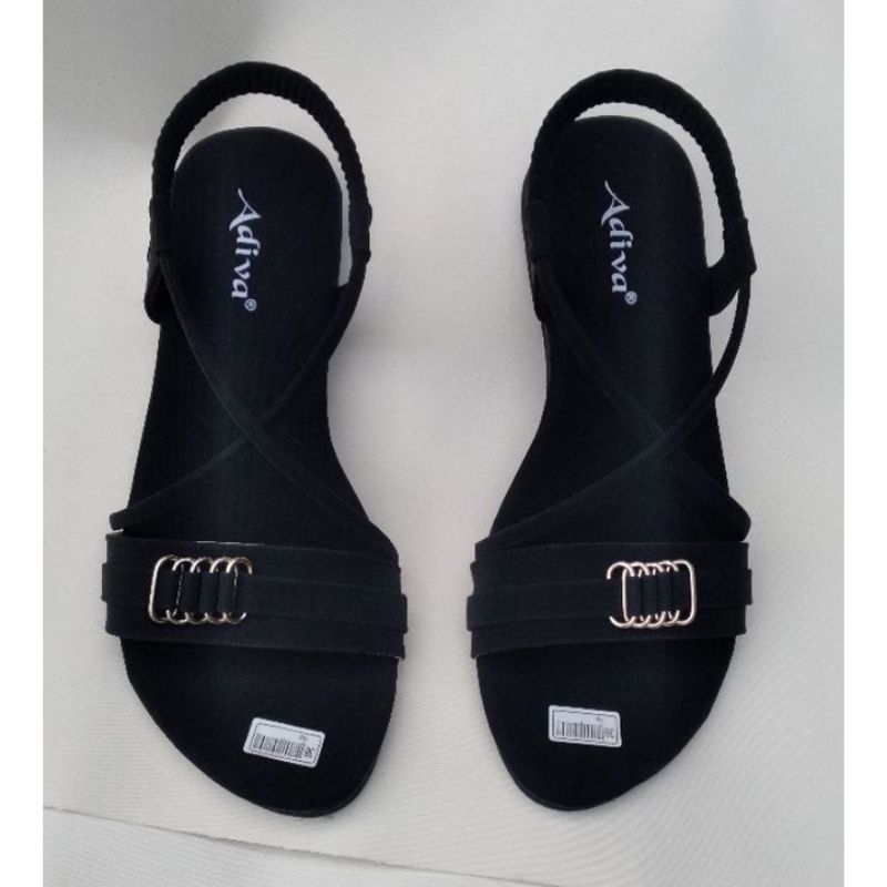 Jual sandal teplek wanita tali karet hr01 hitam | Shopee Indonesia
