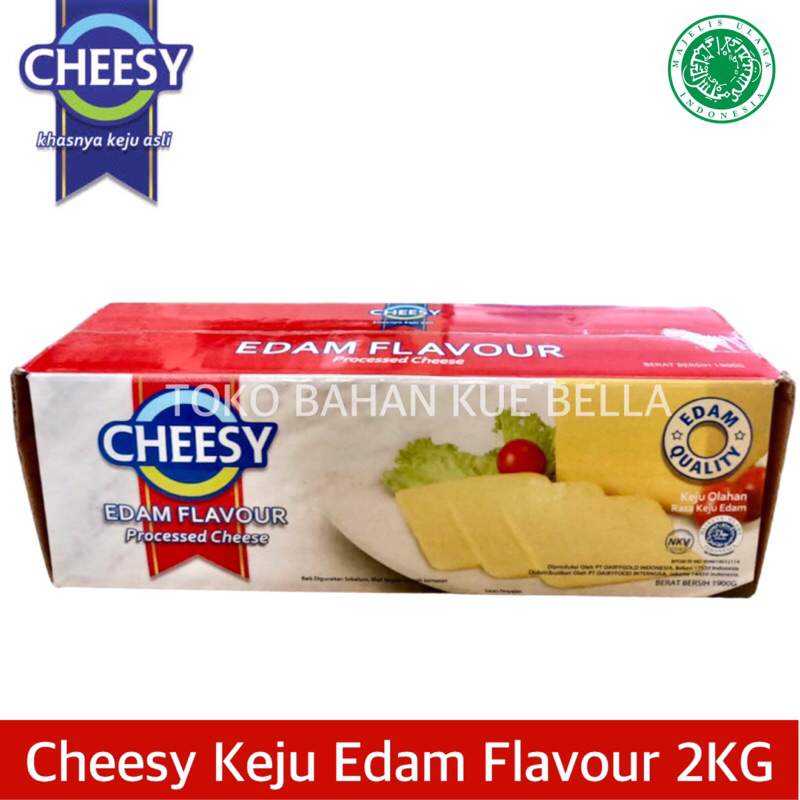 Jual Keju CHEESY EDAM 2KG - Cheese Edam Flavour | Shopee Indonesia