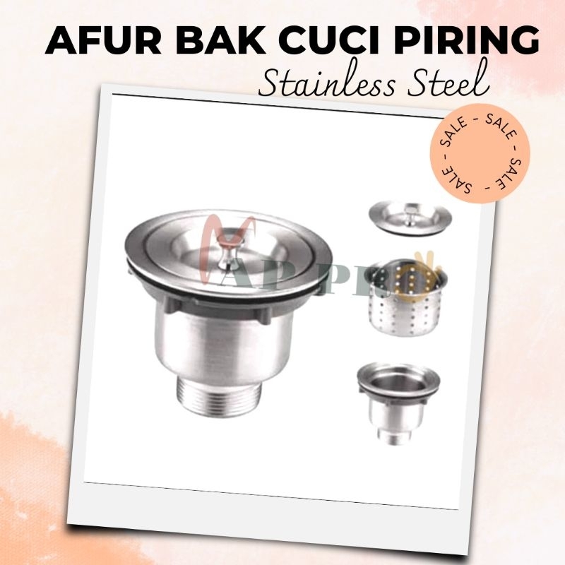 Jual Afur Bak Cuci Piring Stainless Steel | Shopee Indonesia